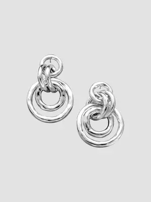 Ippolita Glamazon Sterling Mini Jet Set Drop Earrings - Silver