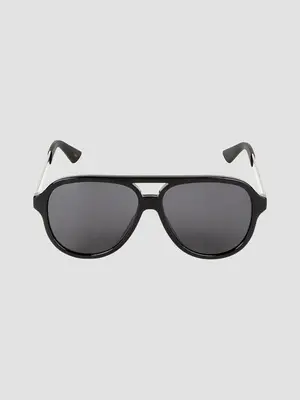 Gucci 59mm Aviator Sunglasses