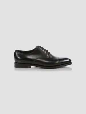 John Lobb City Ii Leather Oxford Loafers - Black