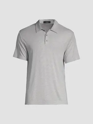 THEORY Bron C Anemone Polo Shirt