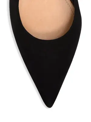 Schutz Boris 75mm Suede Slingback Pumps