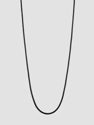 Temple St. Clair Florence86 Leather Cord Necklace Black