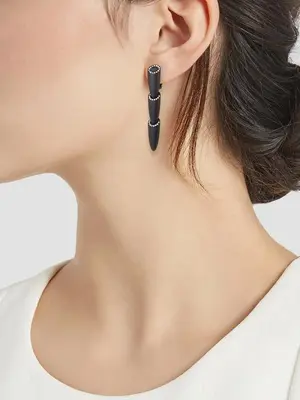 Vhernier Calla & Diamond Clip-on Drop Earrings