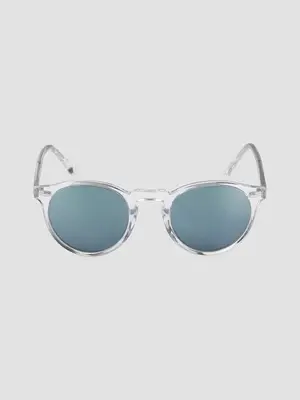 Oliver Spencer Gregory Peck 1962 50mm Round Sunglasses - Neutral