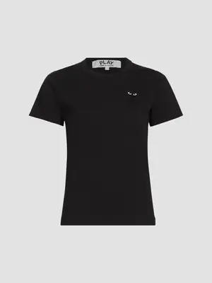 Play Comme Des Garcon Heart T-shirt - Black