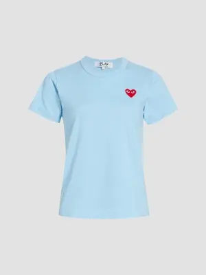 Play Comme Des Garcon Heart T-shirt - Blue