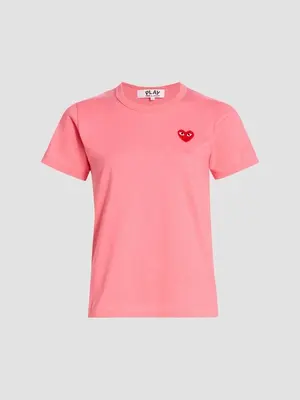 Play Comme Des Garcon Heart T-shirt Pink
