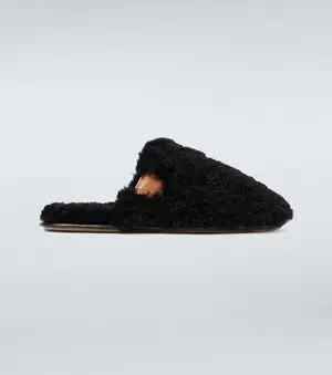 Loewe Shearling Slippers