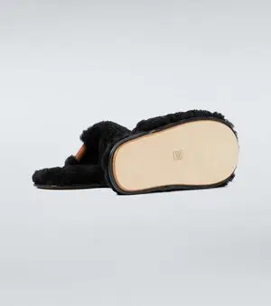 Loewe Shearling Slippers