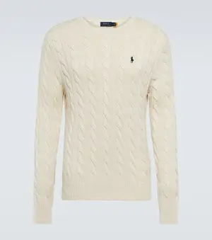 Polo Ralph Lauren Cotton Cable-knit Sweater - Neutrals