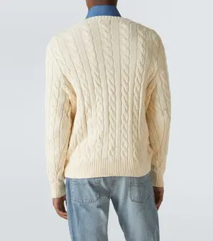 Polo Ralph Lauren Cotton Cable-knit Sweater - Neutrals