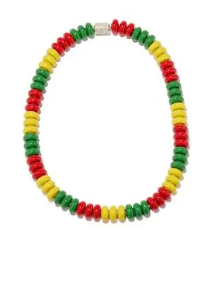Lauren Rubinski Enamel Donut Necklace - Multicolour