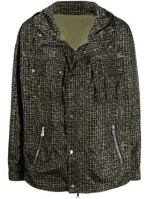 Balmain Repeat-logo Parka