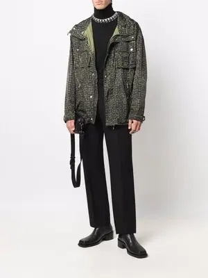 Balmain Repeat-logo Parka
