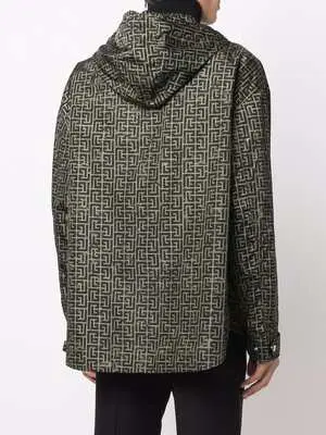 Balmain Repeat-logo Parka