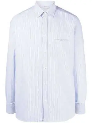 GOLDEN GOOSE Striped Shirt - Blue