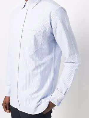 GOLDEN GOOSE Striped Shirt - Blue