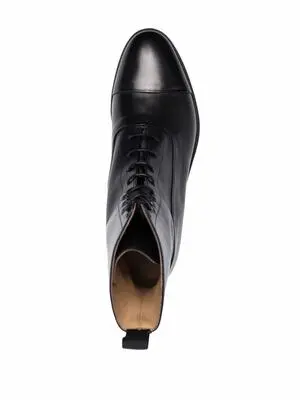 SCAROSSO Archie Lace-up Boots - Black