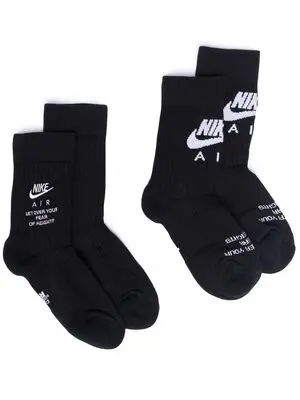 Nike Swoosh Logo-print Socks