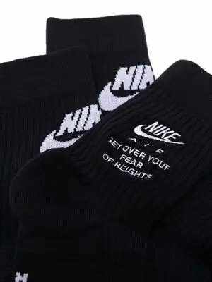 Nike Swoosh Logo-print Socks