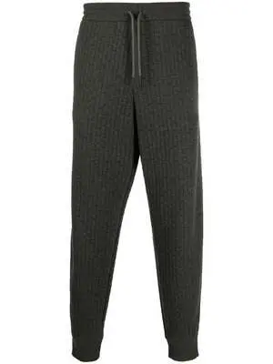 Giorgio Armani Ribbed Side-stripe Trousers