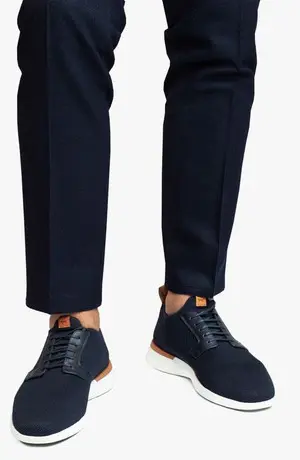 Wolf & Shepherd Swiftknit™ Plain Toe Derby - Navy/white