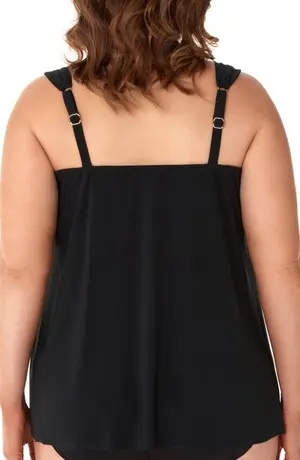 Miraclesuit Dazzle Tankini Top - Black