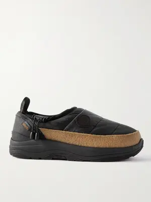 Moncler Suicoke 1952 Pepper Quilted Loafers - Black