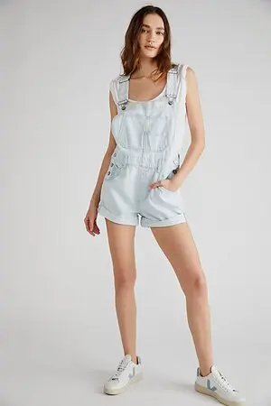 Free People We The Free Ziggy Shortalls Beach Bloom