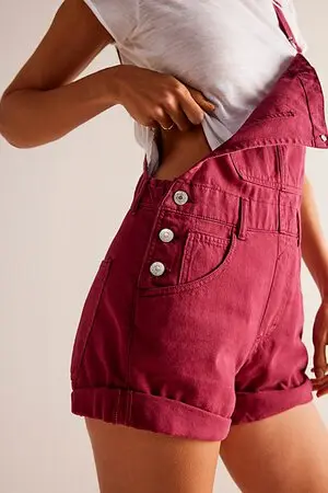 Free People We The Free Ziggy Shortalls Rhododendron