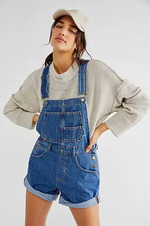 Free People We The Free Ziggy Shortalls Saphir
