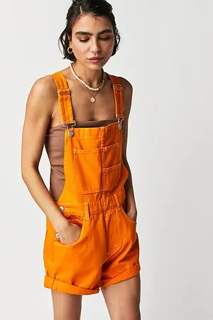 Free People We The Free Ziggy Shortalls Vitamin C