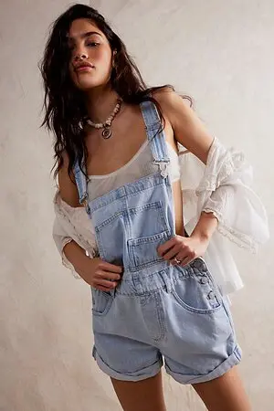 Free People We The Free Ziggy Shortalls Whimsy