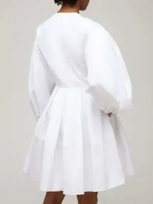 Alexander McQueen Cotton Mini Dress