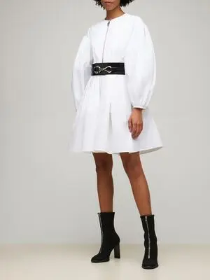 Alexander McQueen Cotton Mini Dress