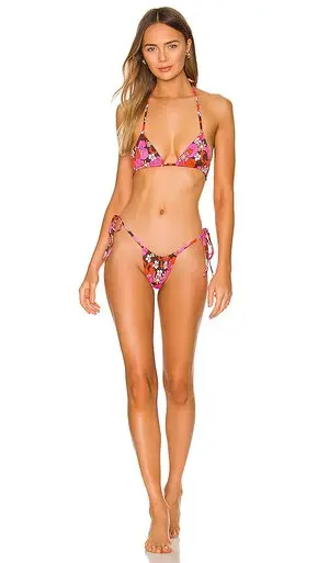 Frankies Bikinis Tia Bikini Bottom - Tropics