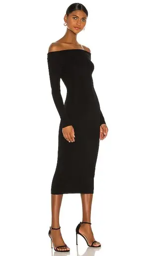 Bardot Off-shoulder Knit Dress