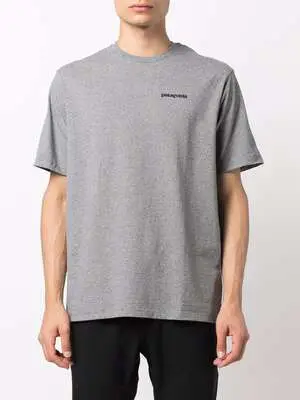 Patagonia Logo-print Crew Neck T-shirt - Grey