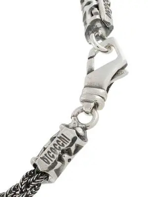 Emanuele Bicocchi Sterling Chain Plait Bracelet