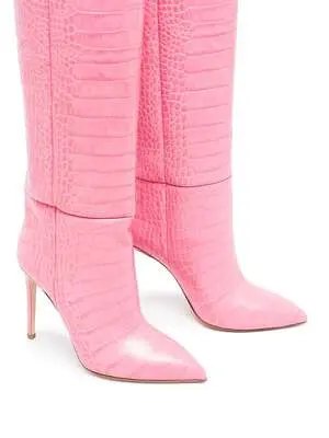 Paris Texas Crocodile-embossed 105mm Boots