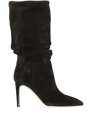 Paris Texas Slouchy Suede Ankle Boots
