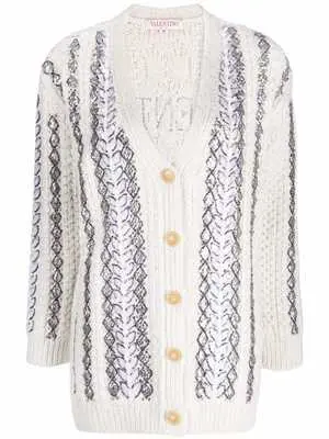 Valentino Garavani Cuffed Cardigans For Women
