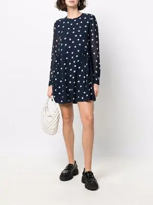 GANNI Polka-dot Mini Dress