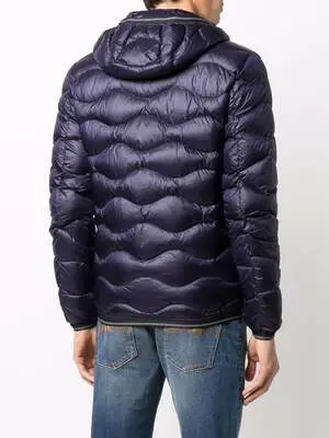 BLAUER. Quilted Down Jacket - Blue