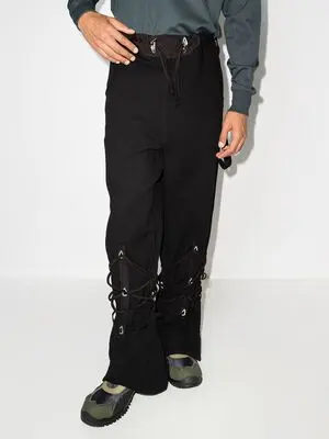 パンツ kiko kostadinov Frederick cord trouser Kiko Kostadinov Black Frederick Cord Trousers Kiko Kostadinov