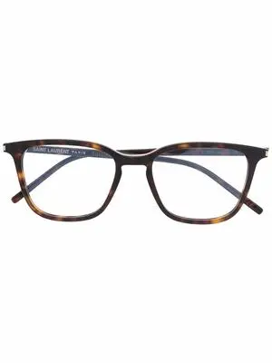 Saint Laurent Tortoiseshell Eyeglasses - Brown