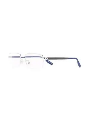 Montblanc Matte Effect Rectangle Frame Eyeglasses