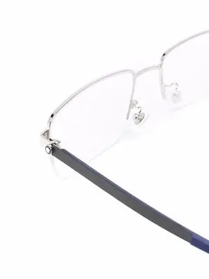 Montblanc Matte Effect Rectangle Frame Eyeglasses