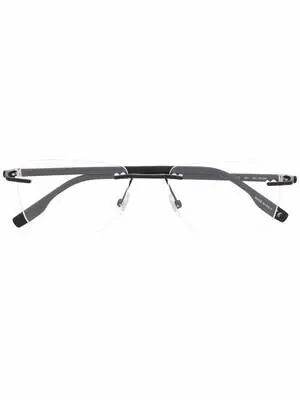 Montblanc Matte-effect Rimless Glasses - Black