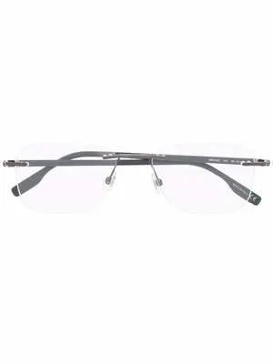 Montblanc Matte-effect Frameless Glasses - Silver